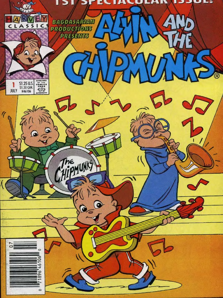 Alvin and The Chipmunks 01 | PDF | Cartooning