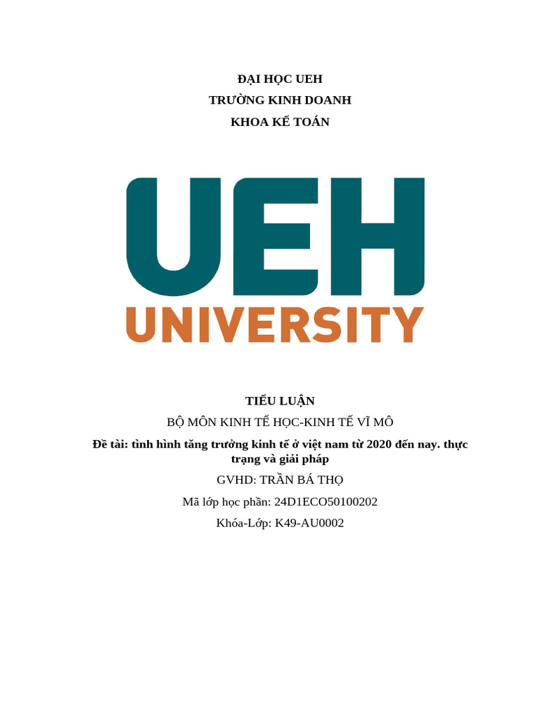 ĐẠI HỌC UEH | PDF