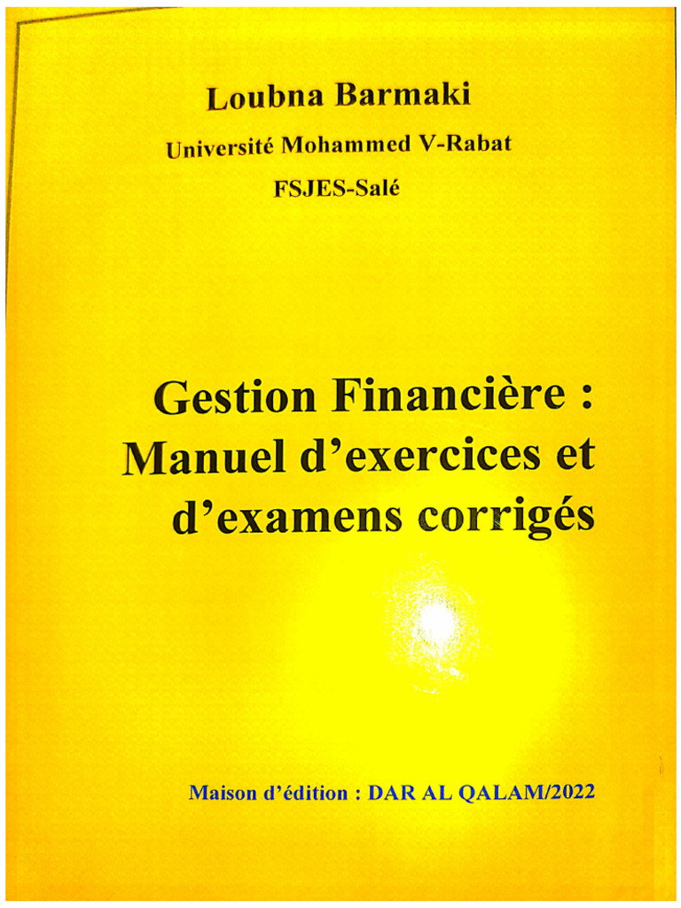 Exer 1.corrigés Examens | PDF