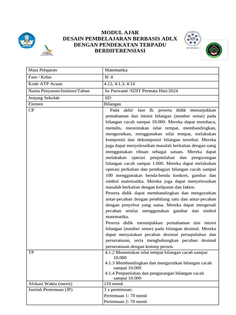 MA - MTK Agustus NW | PDF