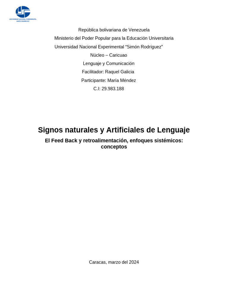 MM.LyC Signos naturales y artificiales | PDF | Semiótica | Comunicación