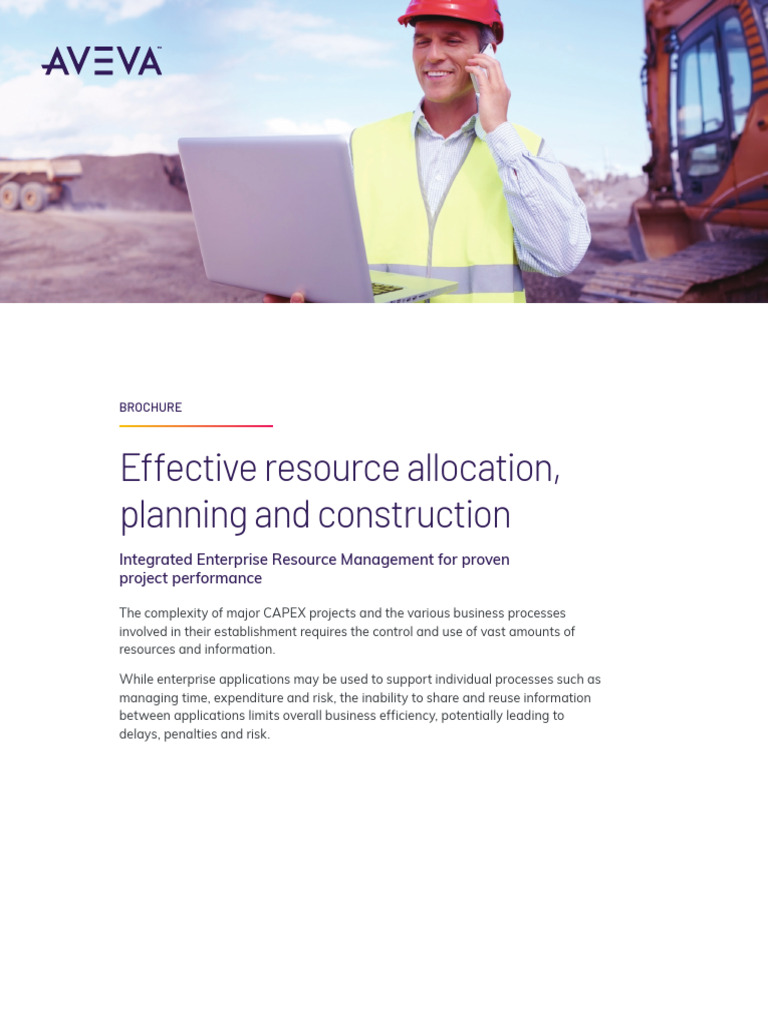 AVEVA Enterprise Resource Management Brochure | PDF | Cloud Computing ...