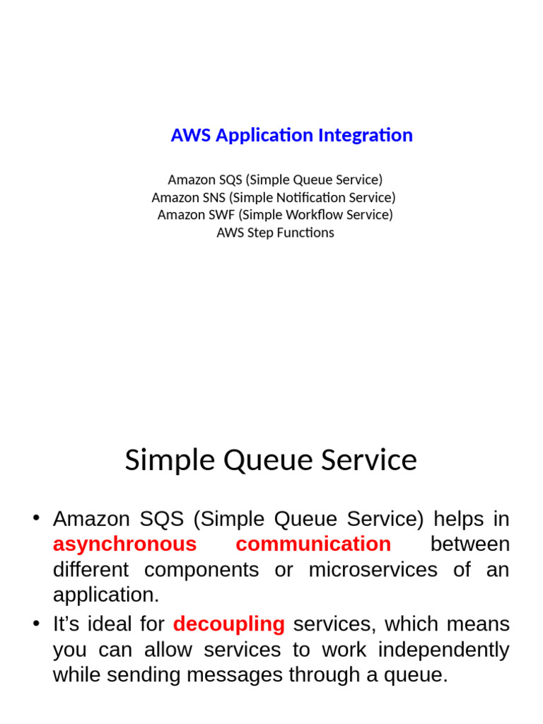 Simple Queue Service | PDF | Computer Networking | Computing
