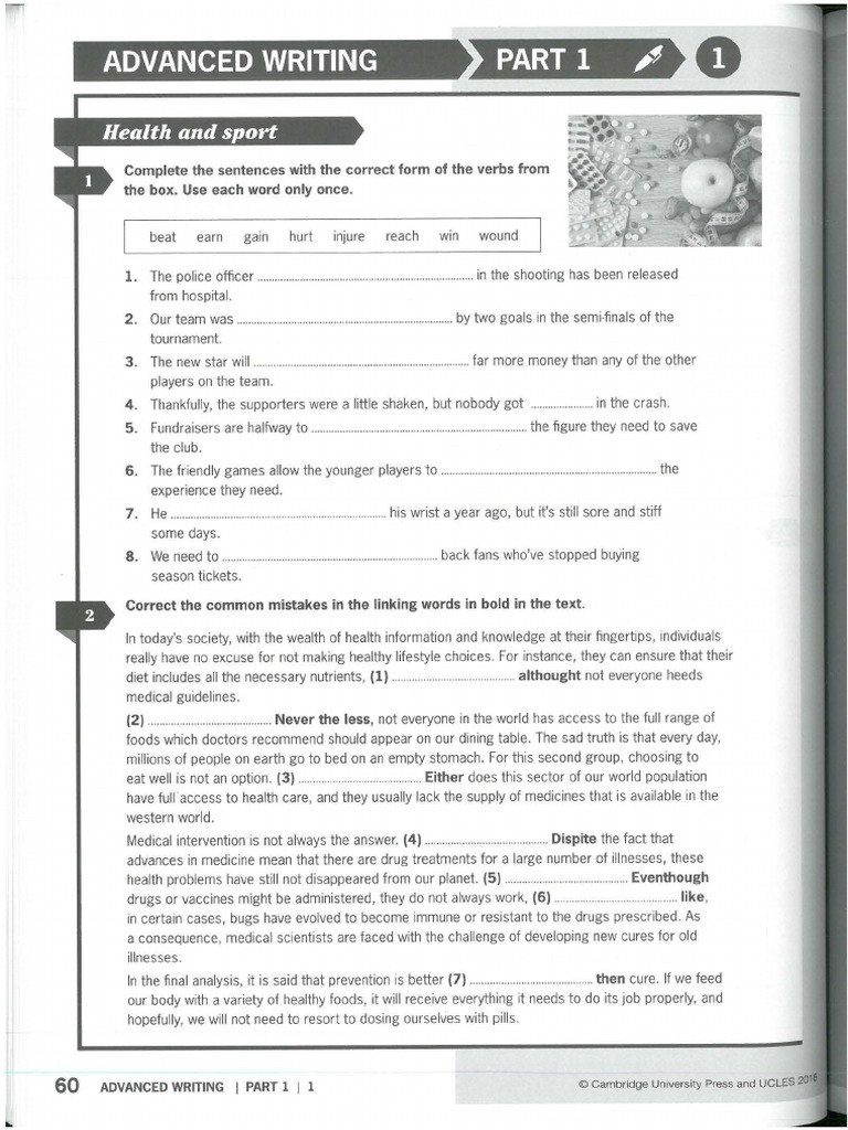 Complete Advanced - Writing 1.1 | PDF