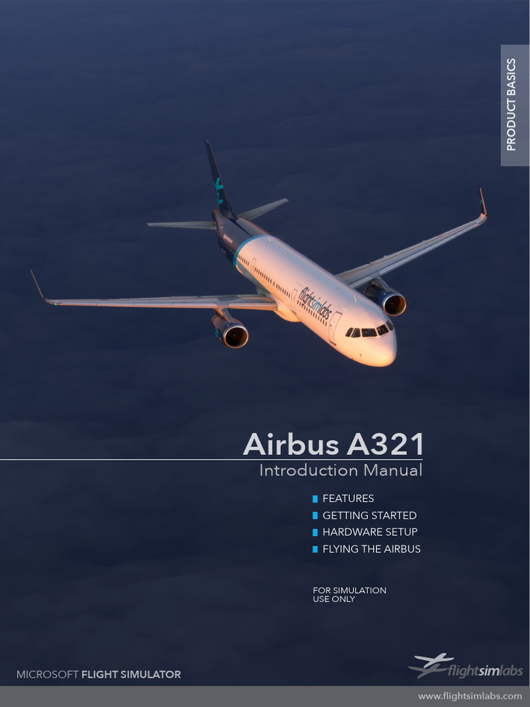 A321 Introduction Manual | PDF | Simulation | Rudder