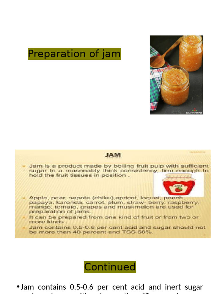Preparation of Apple Jam | PDF | Fruit Preserves | Food Science