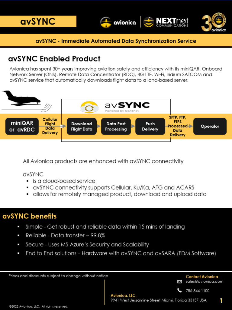 avSYNC: Fast, Secure Flight Data Transfer | PDF | File Transfer ...