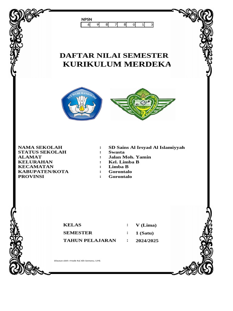 Daftar Nilai Anti | PDF