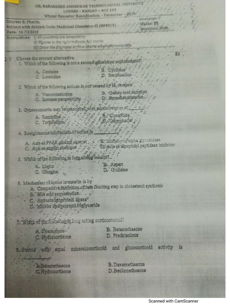 Med Chemistry 2 | PDF