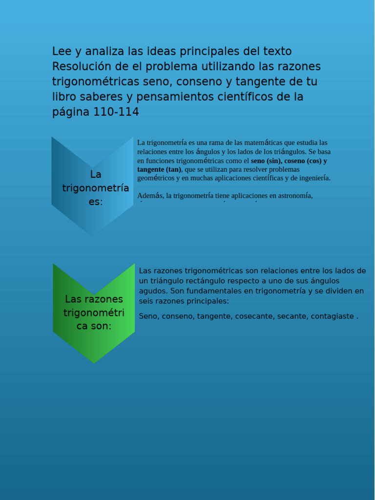 Introducción a las razones trigonométricas | PDF