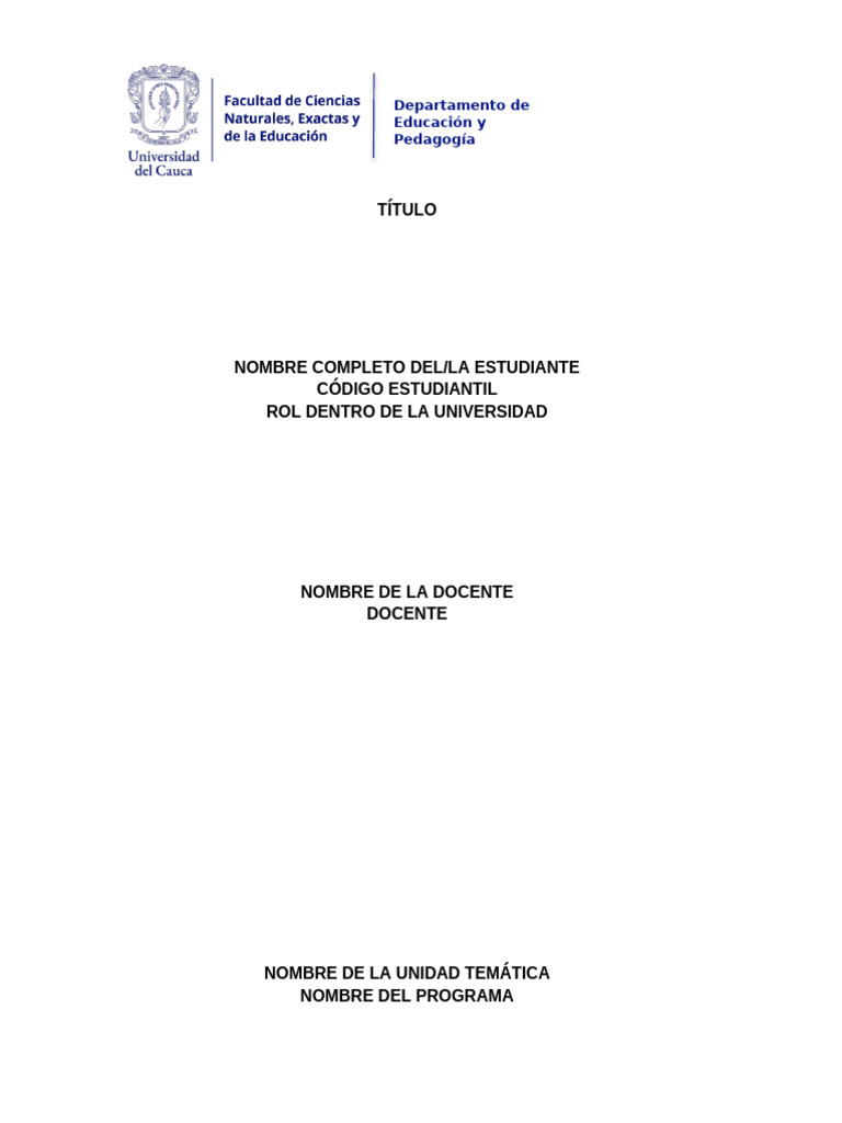 Modelo_Portada_Trabajos | PDF