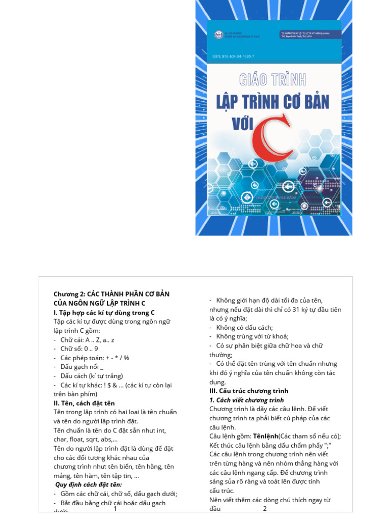 Cac Thanh Phan Co Ban | PDF
