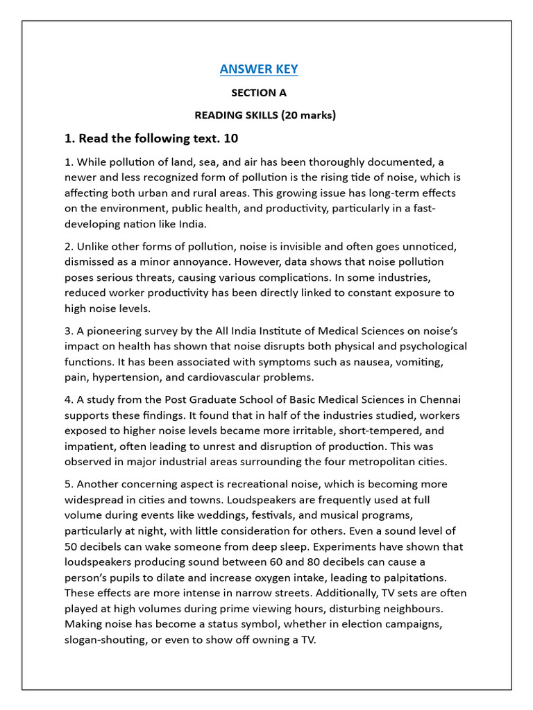 Noise Pollution's Hidden Impact | PDF | Agriculture | Noise