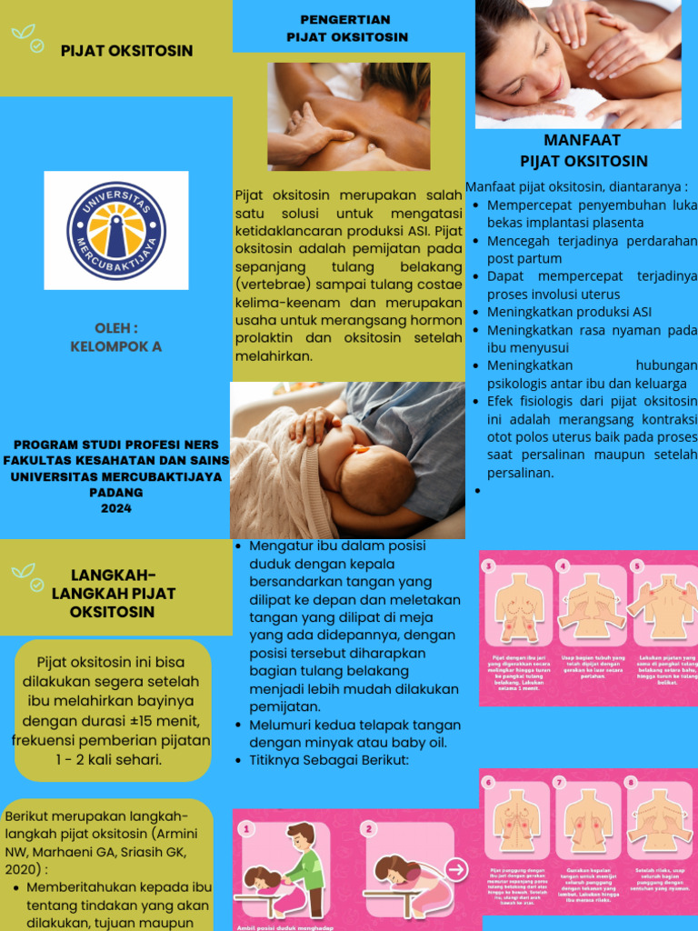 Leaflet Pijat Oksitosin | PDF
