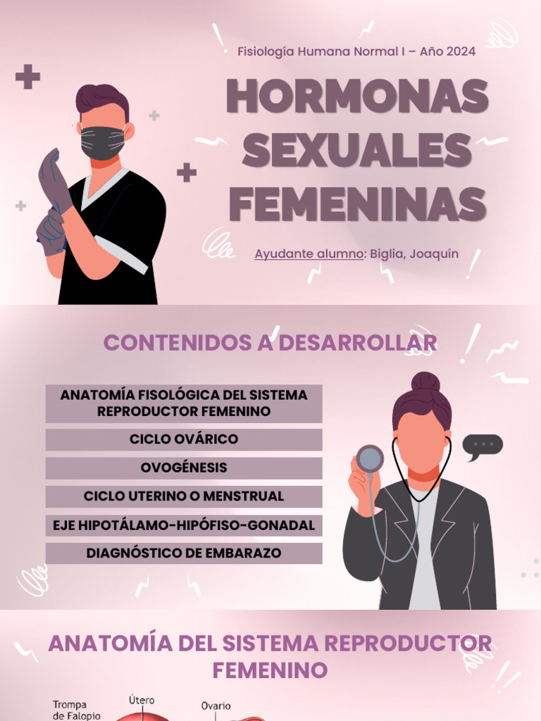Hormonas Sexuales Femeninas | PDF | Ciclo menstrual | Ovario