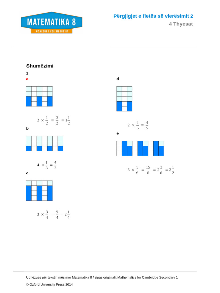 0404 - Flete Vleresimi 2 - Pergjigjet - Thyesat | PDF