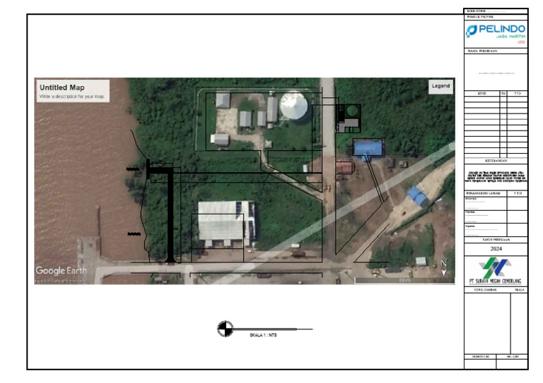 Layout Situasi: Skala 1: Nts | PDF