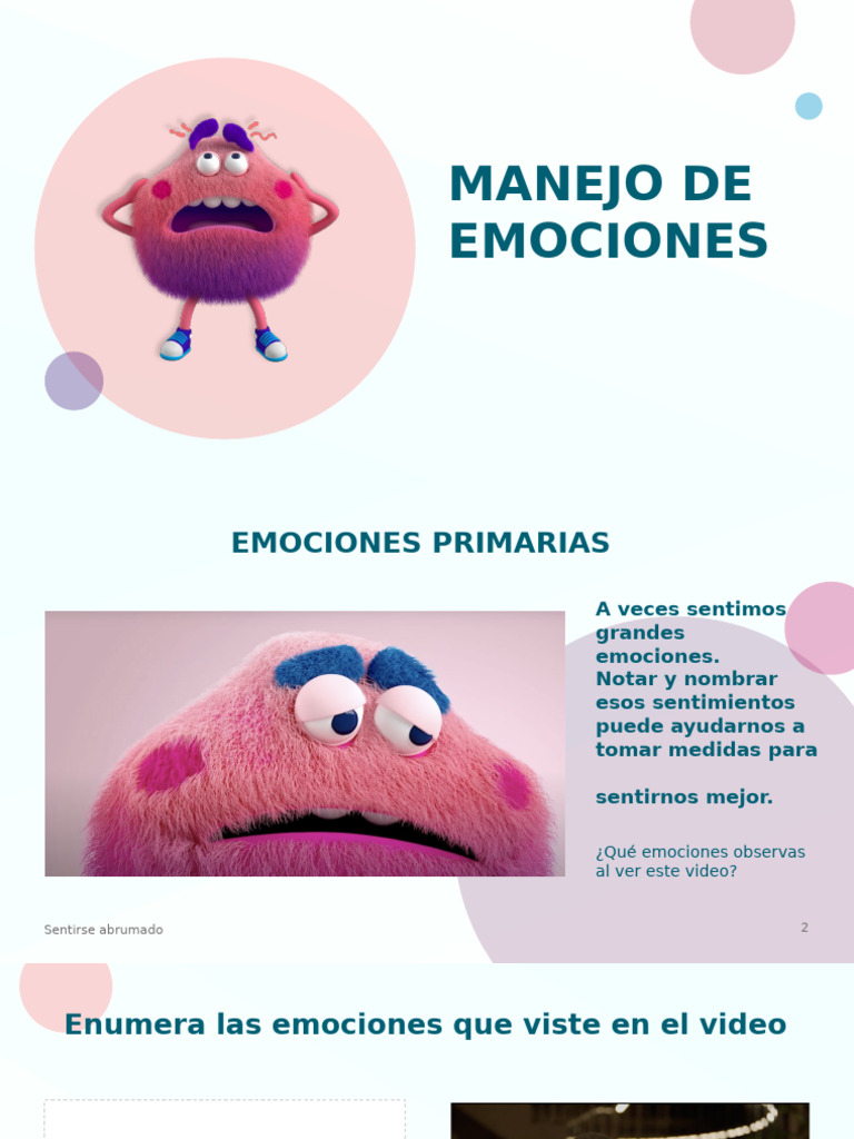 Manejo de Emociones | PDF | Las emociones