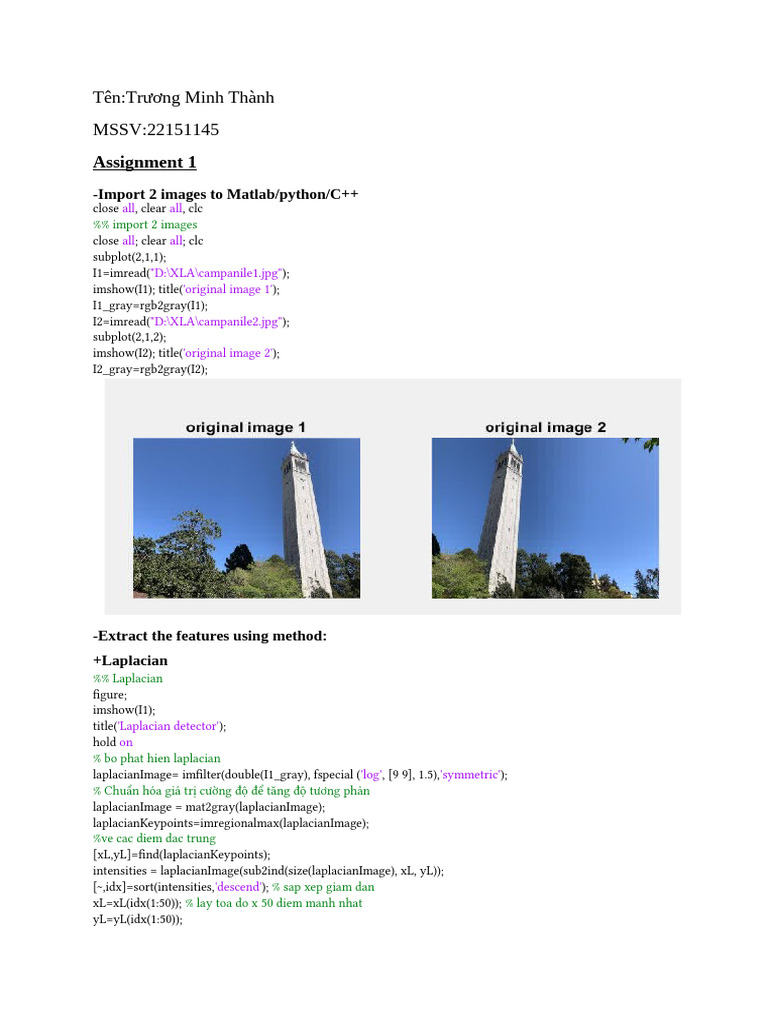 Feature Based Image Matching | PDF | Signal Processing | Multidimensional Signal Processing