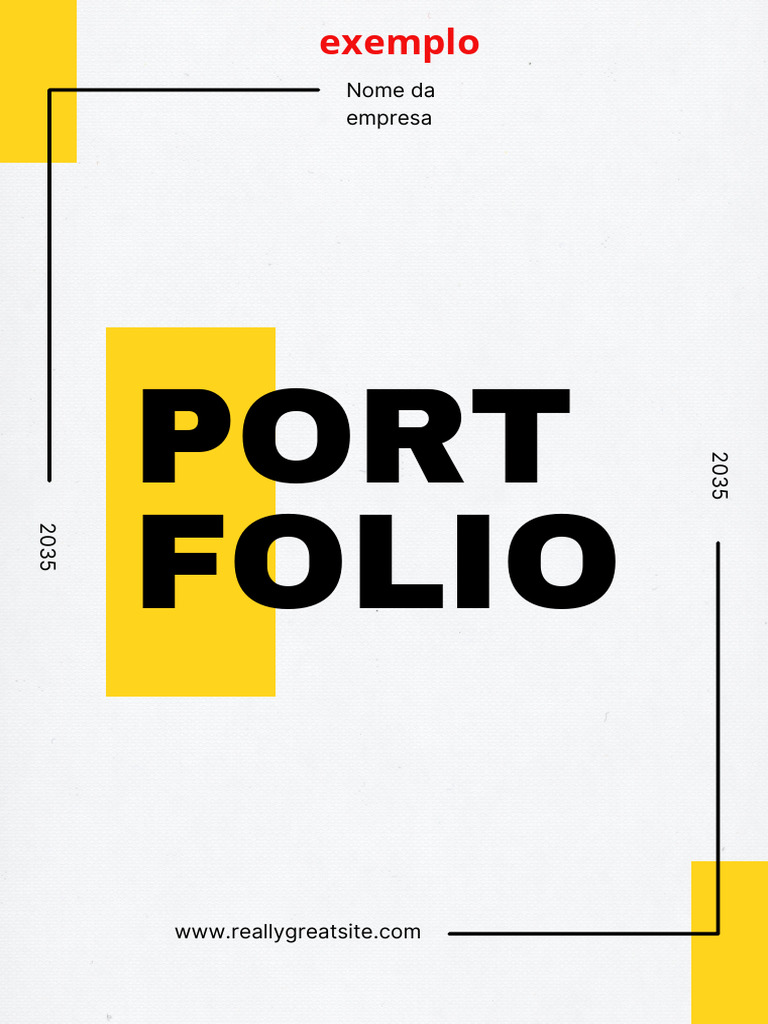 Capa de portifolio | PDF