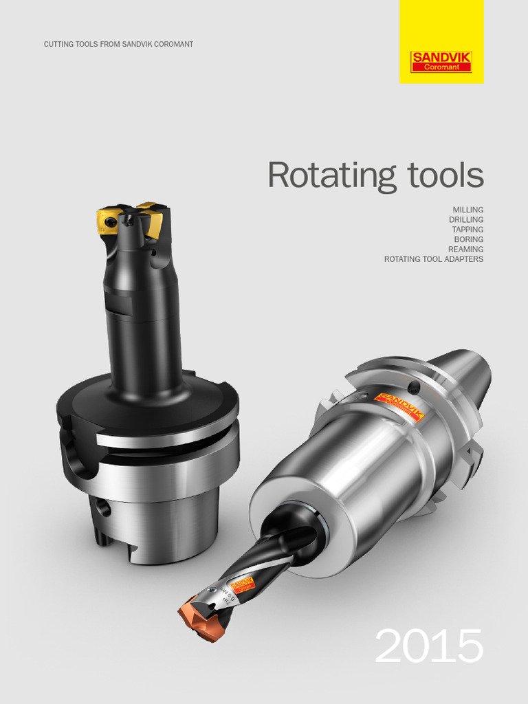 Rotating Tools 2015 Chapter Q | PDF | Metalworking