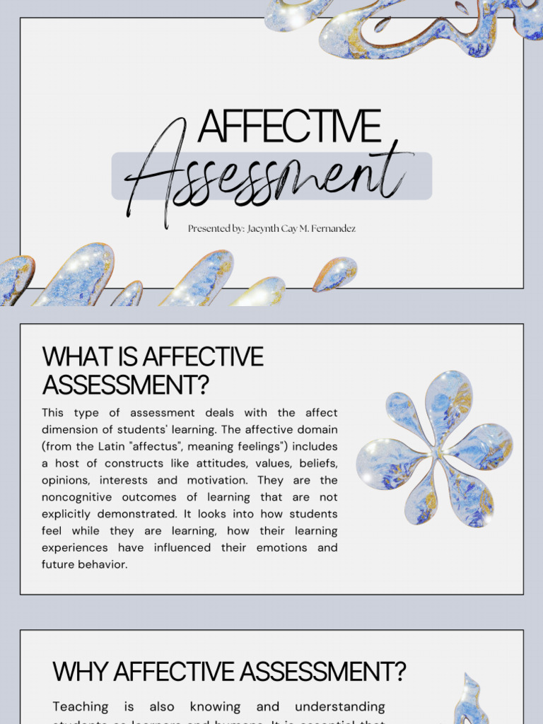 Affective Assessment | PDF