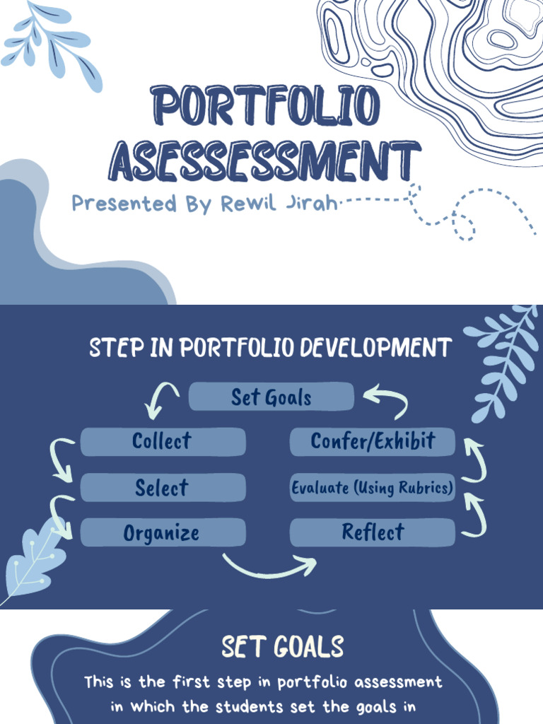 Steps for Effective Portfolio Assessment | PDF | Creativity | Teachers