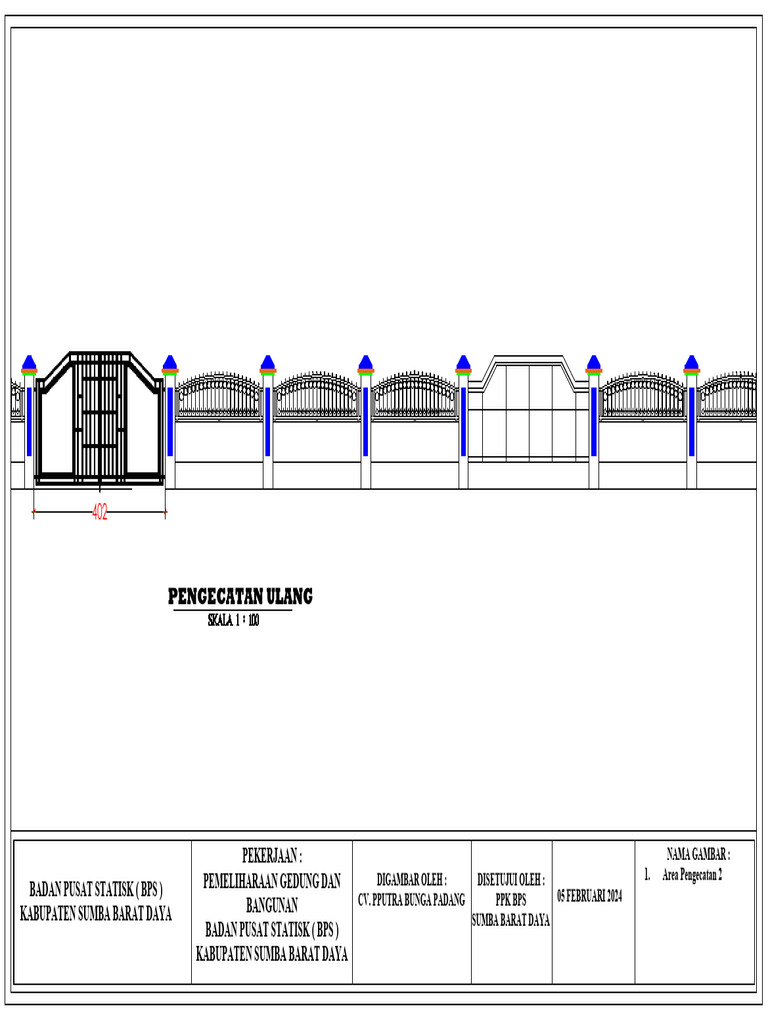 3.gambar Rencana BPS SBD 2024 - Pengecatan 2 | PDF