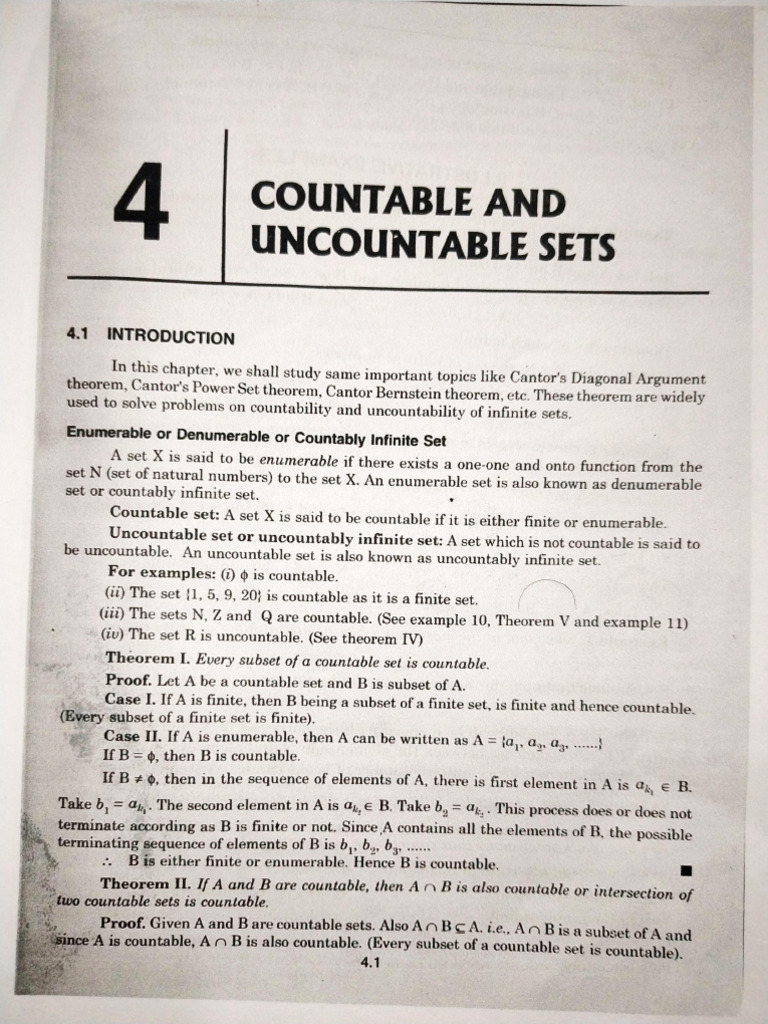 Countable vs Uncountable Sets Explained | PDF | Mathematics ...