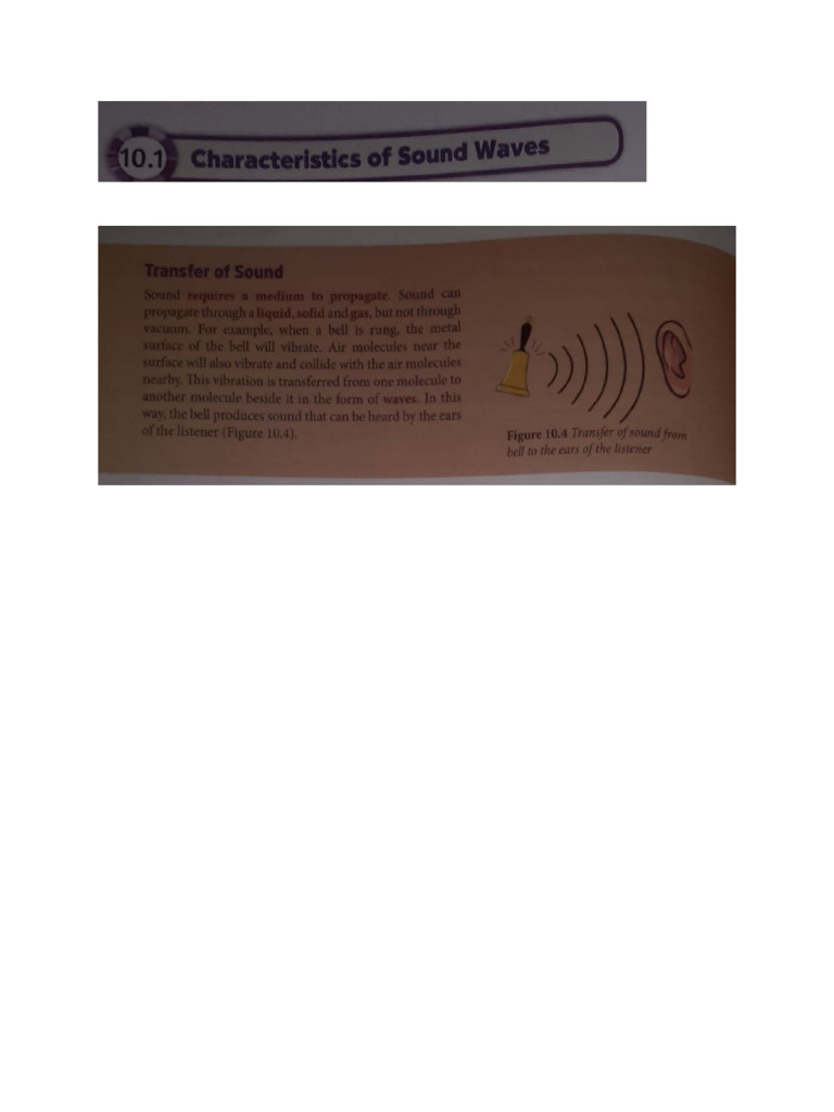 10.1 Characteristics of Sound Waves NOTES 2N 26.7.21 | PDF