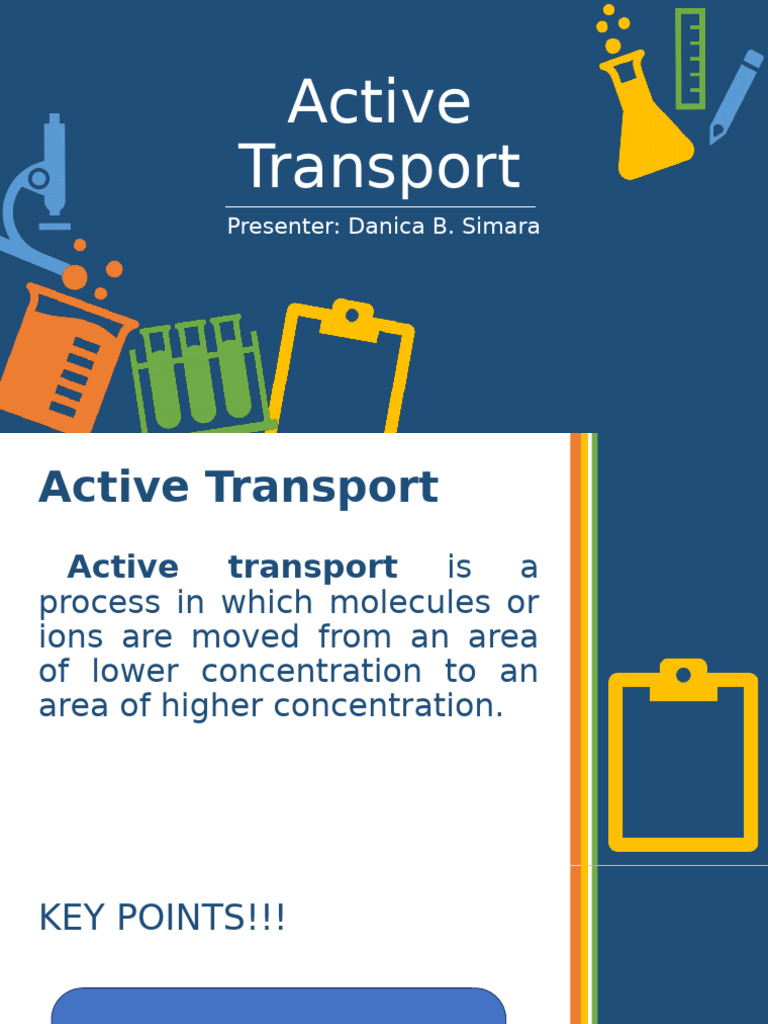Active Transport | PDF | Membrane Biology | Biology