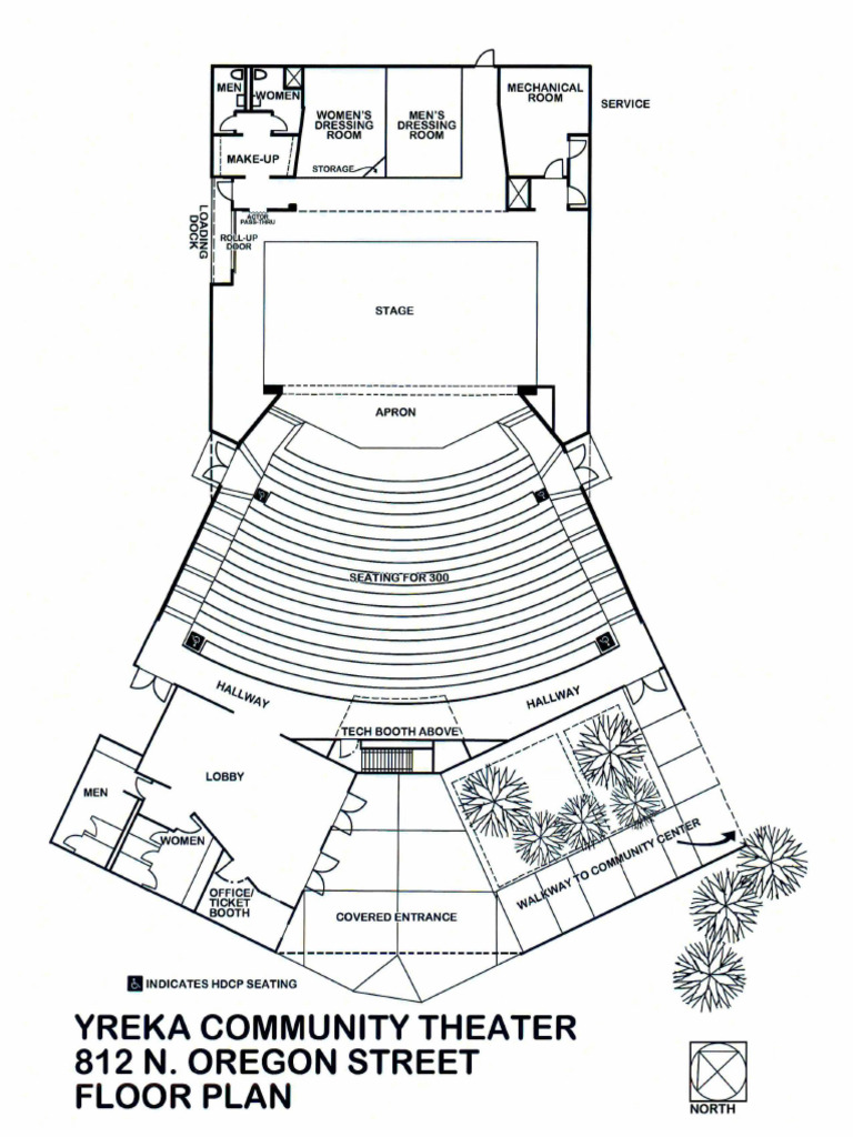 Yreka Community Theater Floor Plan | PDF