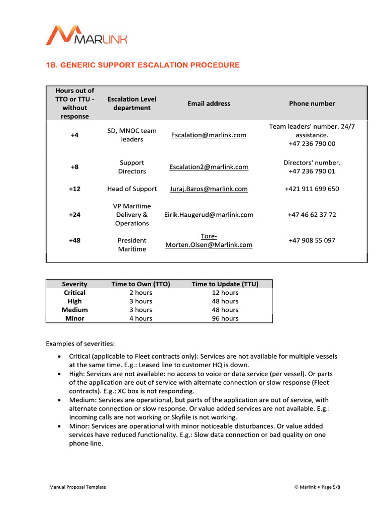 Escalation Process | PDF