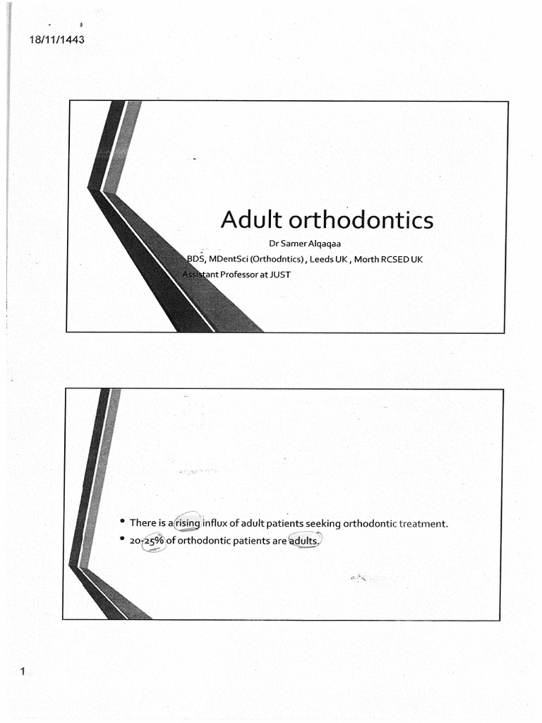 Adult Ortho Slides Notes Pdf