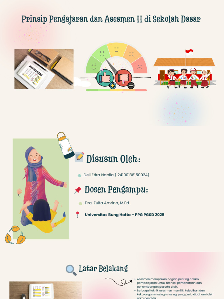 Teknik Asesmen di Sekolah Dasar | PDF