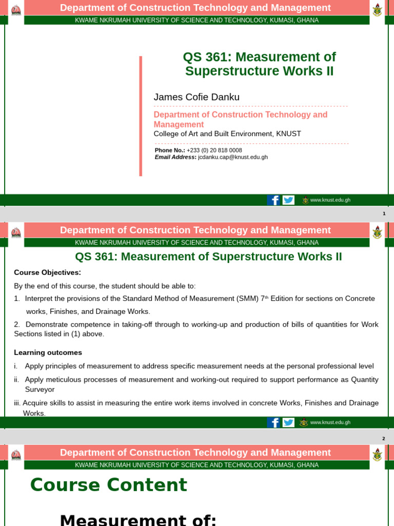 QS 36 Measurement of Superstructure Works Ii (New) | PDF | Prestressed Concrete | Concrete
