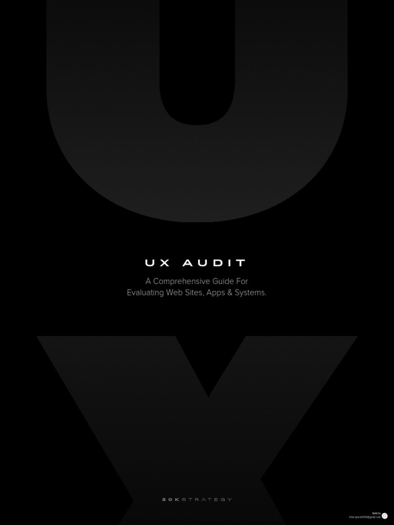 UX Audit | PDF | Icon (Computing) | Usability