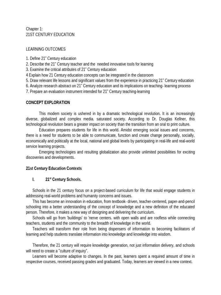 Chapter 1 Educ 20 | PDF | Learning | Teachers