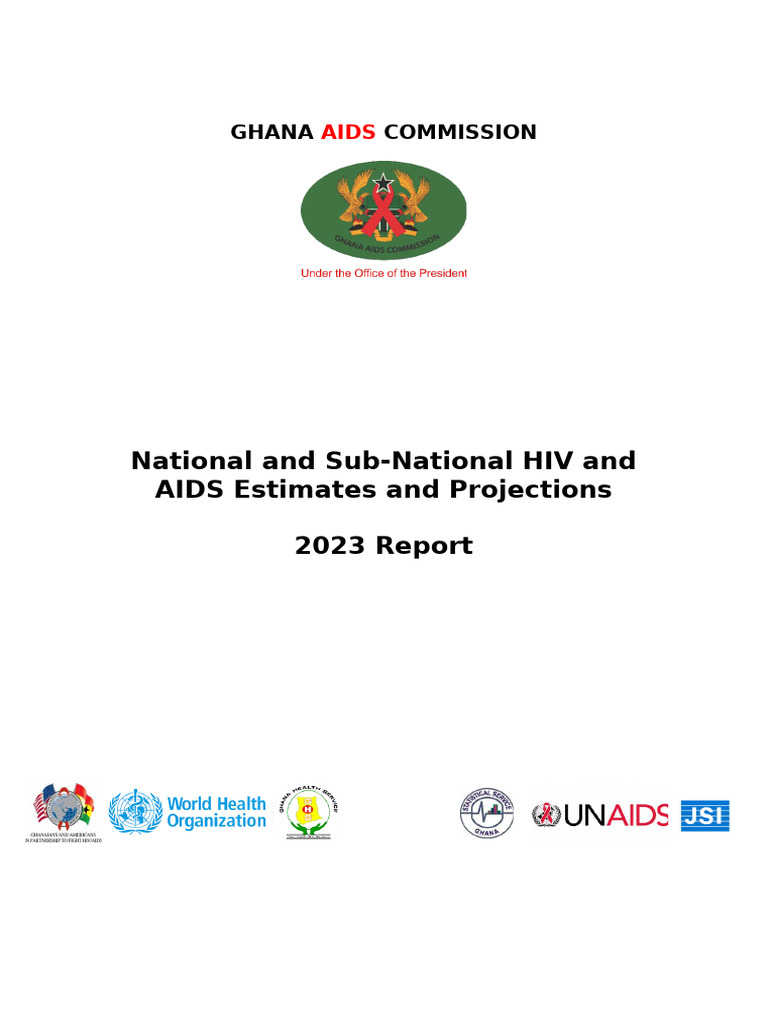 Ghana HIV/AIDS Estimates 2023 Report | PDF | Hiv/Aids | Hiv