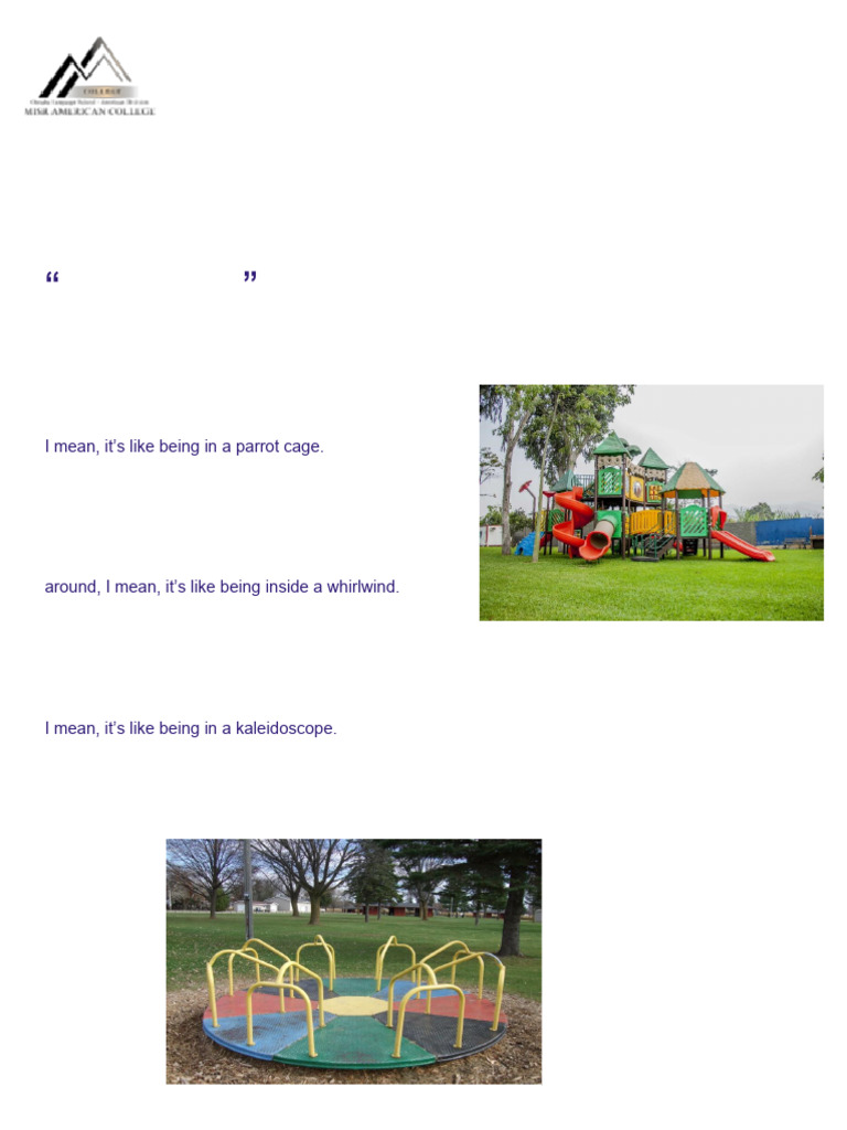 "Playgrounds" Poem Analysis | PDF