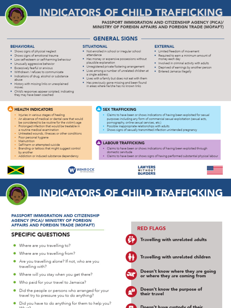 Jamaica Child Trafficking Screening Tool | PDF | Human Trafficking ...