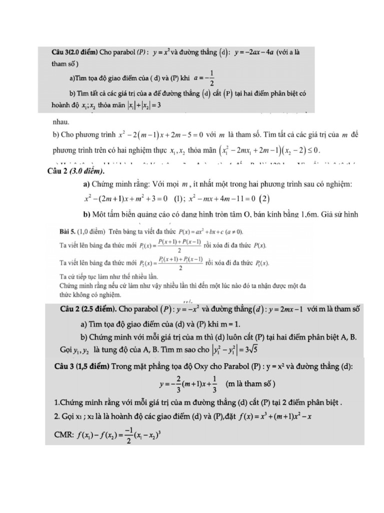 Phuong Trinh Bac 2 CSP | PDF