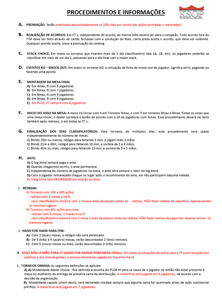 X2 - PROCEDIMENTOS_KSOP-2025(vermelho) | PDF