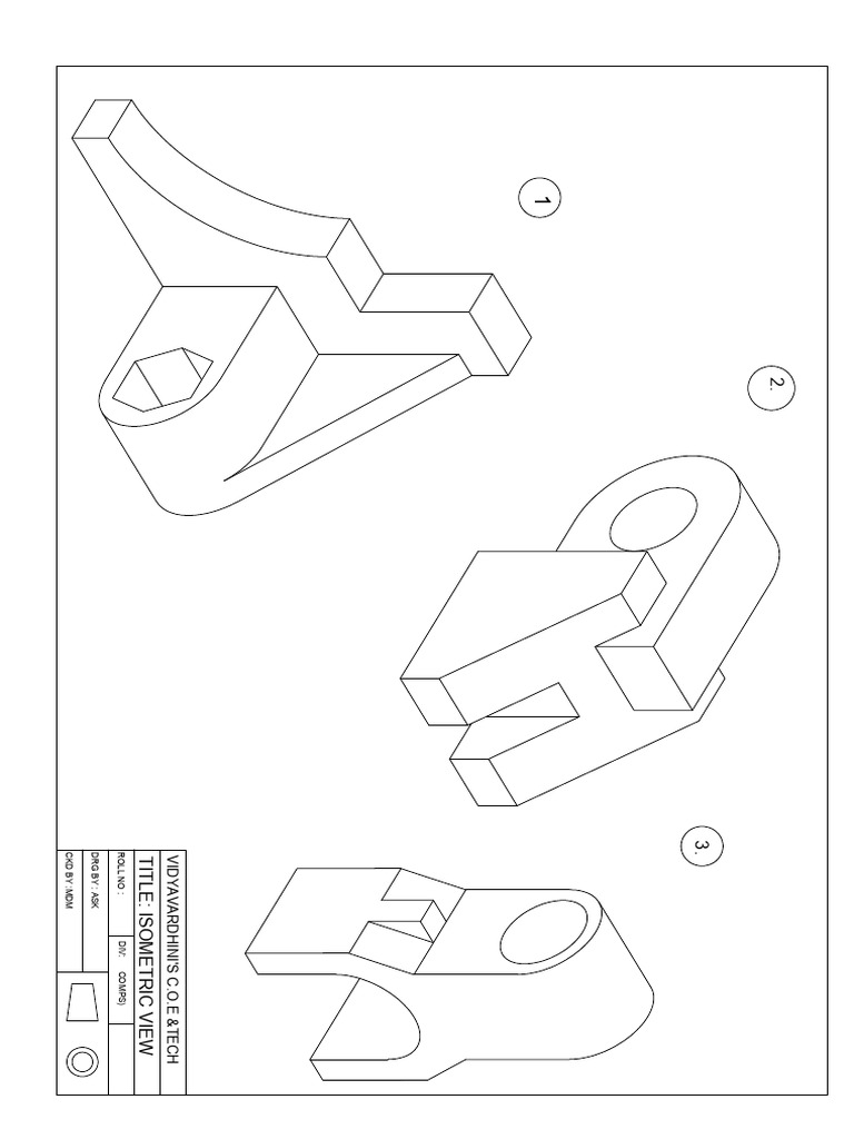 Autocad Sheet No 3 | PDF