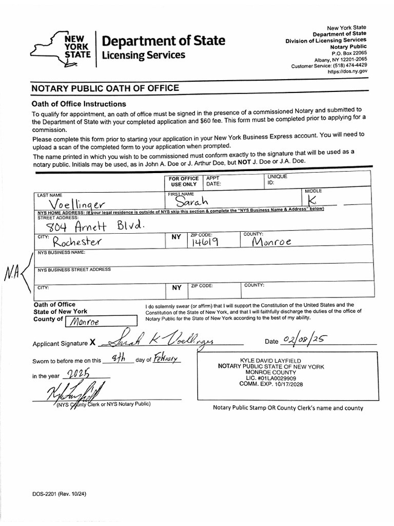 Notary Oath of Office | PDF