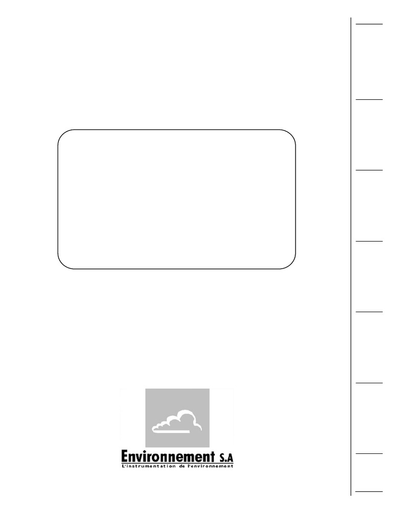 Technical Manual: Gas Filter Correlation Carbon Monoxide Analyzer | PDF ...