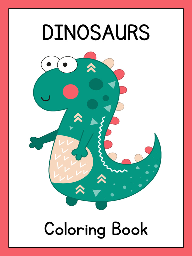 Dinosaur Coloring Book | PDF
