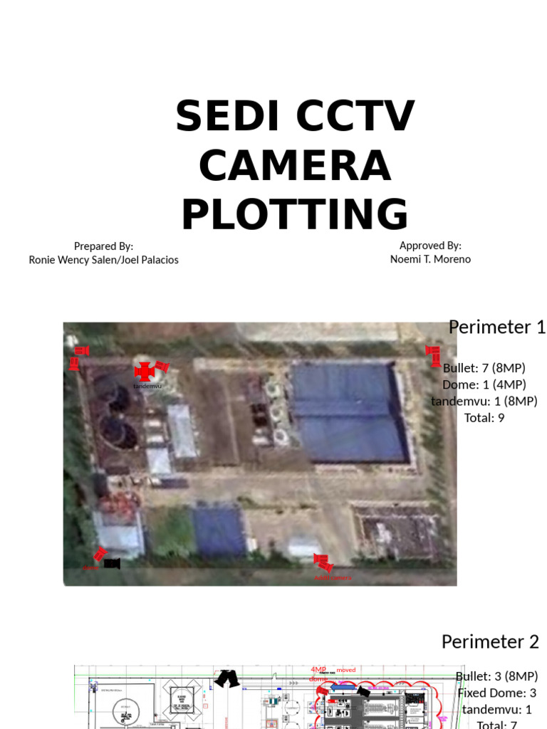 SEDI CCTV Final Camera Plotting - v1 | PDF