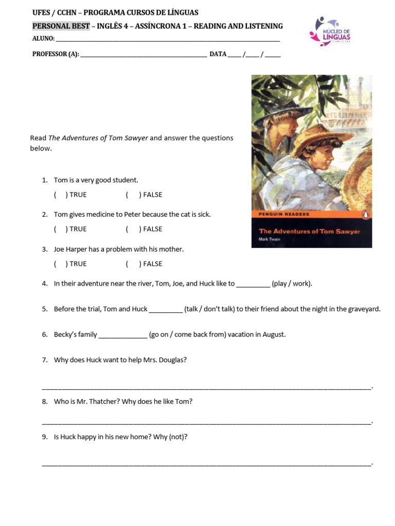 English Course: Reading & Listening | PDF