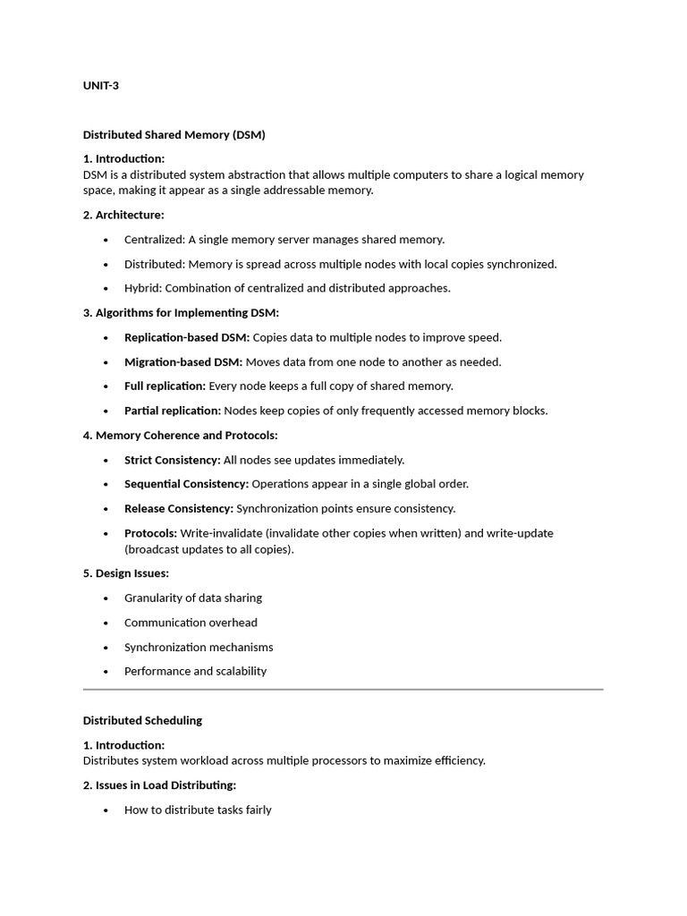 - UNIT3 aos | PDF | Load Balancing (Computing) | Replication (Computing)